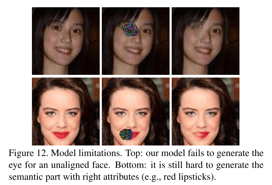 Generative Face Completion Synced